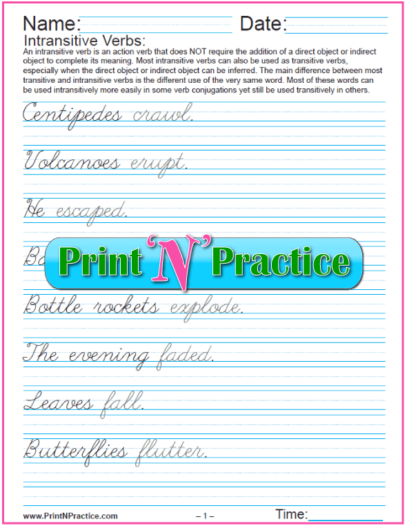 Types Of Verbs 64 Kinds Of Verbs Worksheets Types Of Verbs 64 Kinds Of Verbs Worksheets