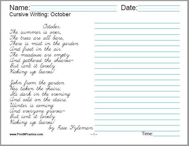 Cursive Writing Sentences Tracing Worksheets Pdf Cursive Writing 