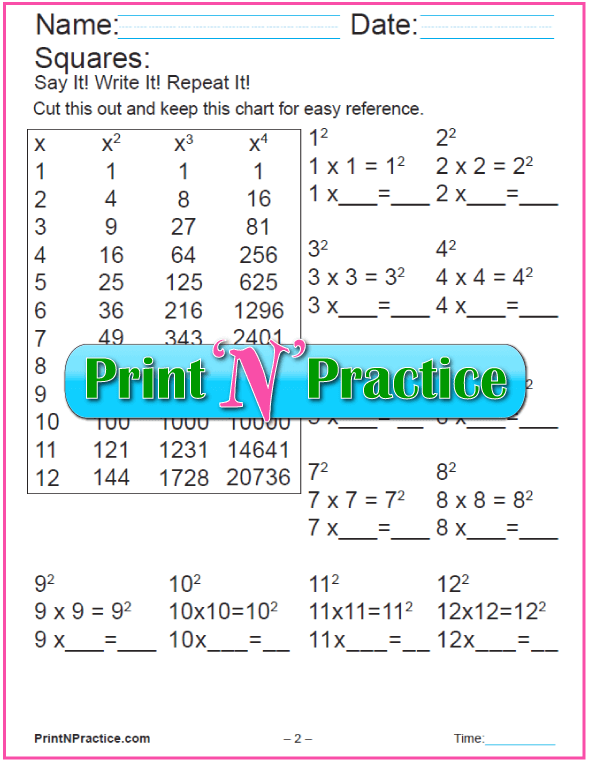 18 Exponent Worksheets For Practice ⭐ Definition, Squares, Cubes, Laws 18 Exponent Worksheets For Practice ⭐ Definition, Squares, Cubes, Laws