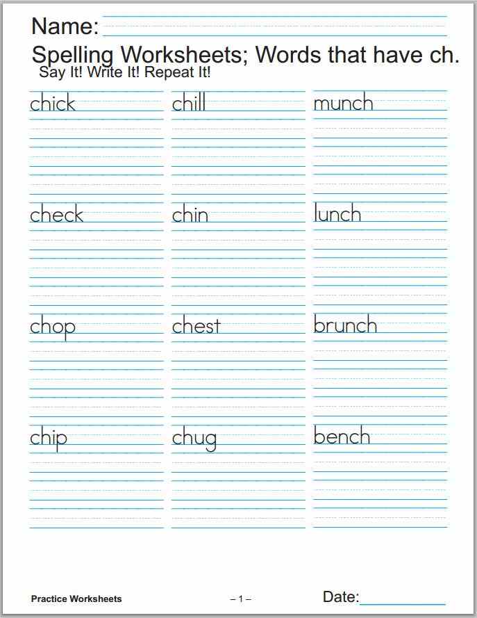 Practice Worksheets Printable Math Phonics Grammar